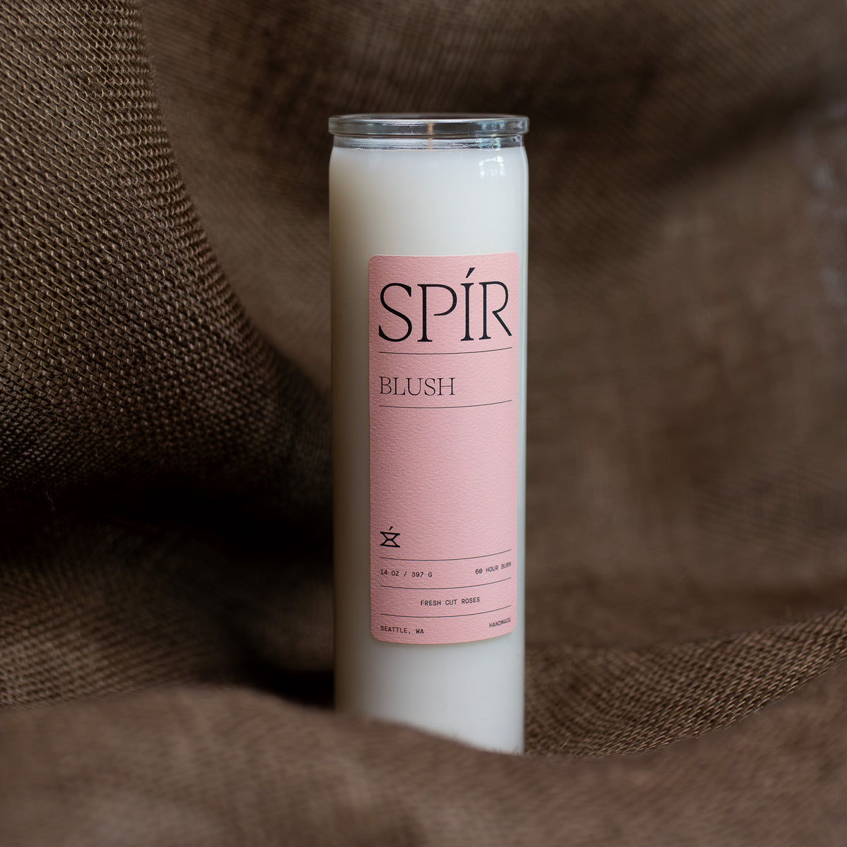 BLUSH 14 oz. Candle – Roses – Spír Candle Co. | Spír Candle Co.