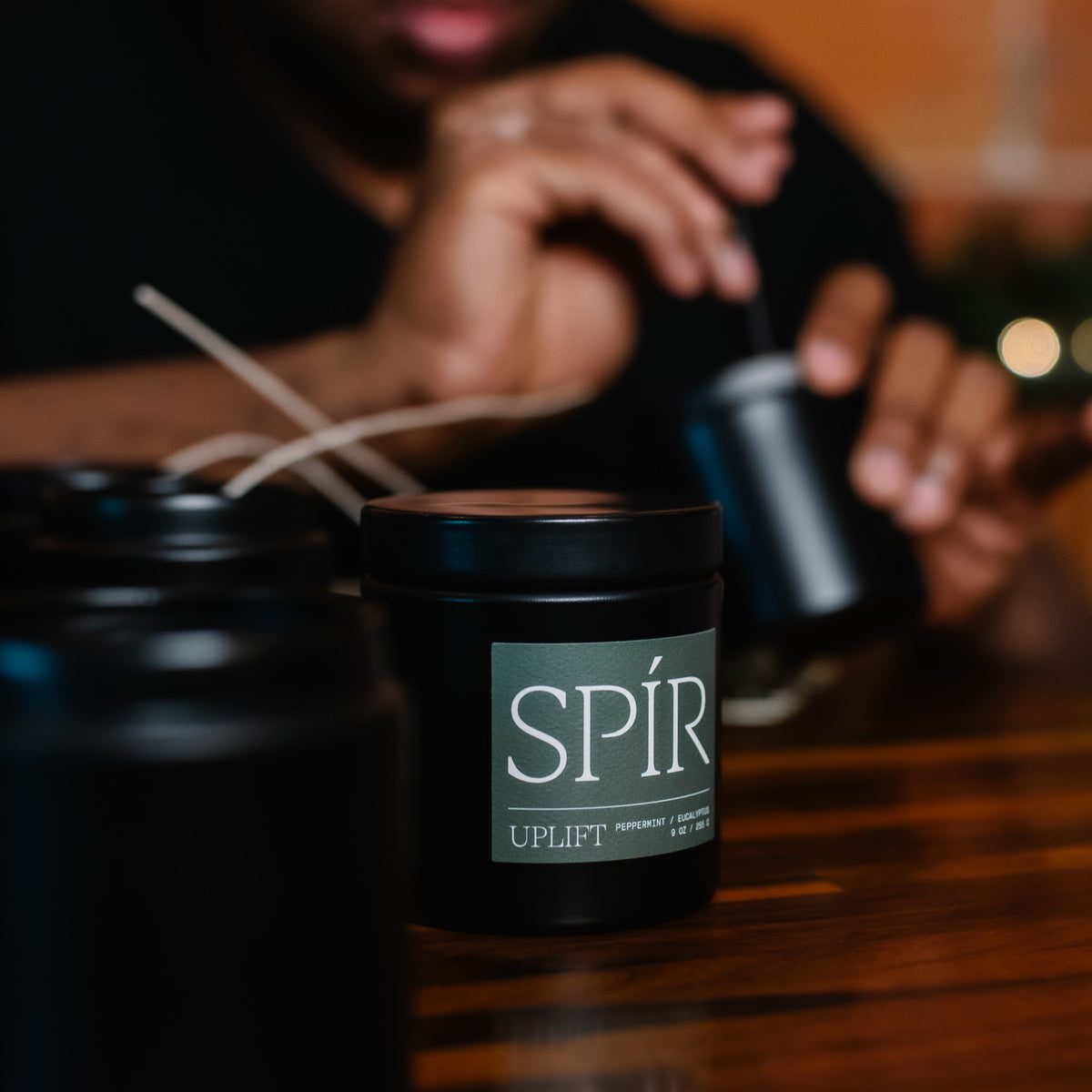 UPLIFT 9 oz. Candle – Peppermint & Eucalyptus – Spír Candle Co. | Spír ...