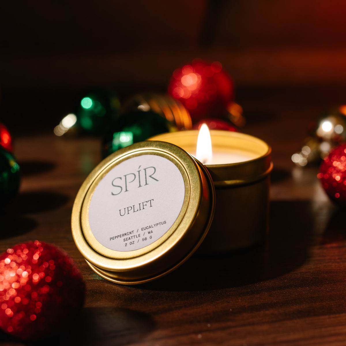 UPLIFT 2 oz. Candle – Peppermint & Eucalyptus – Spír Candle Co. | Spír ...