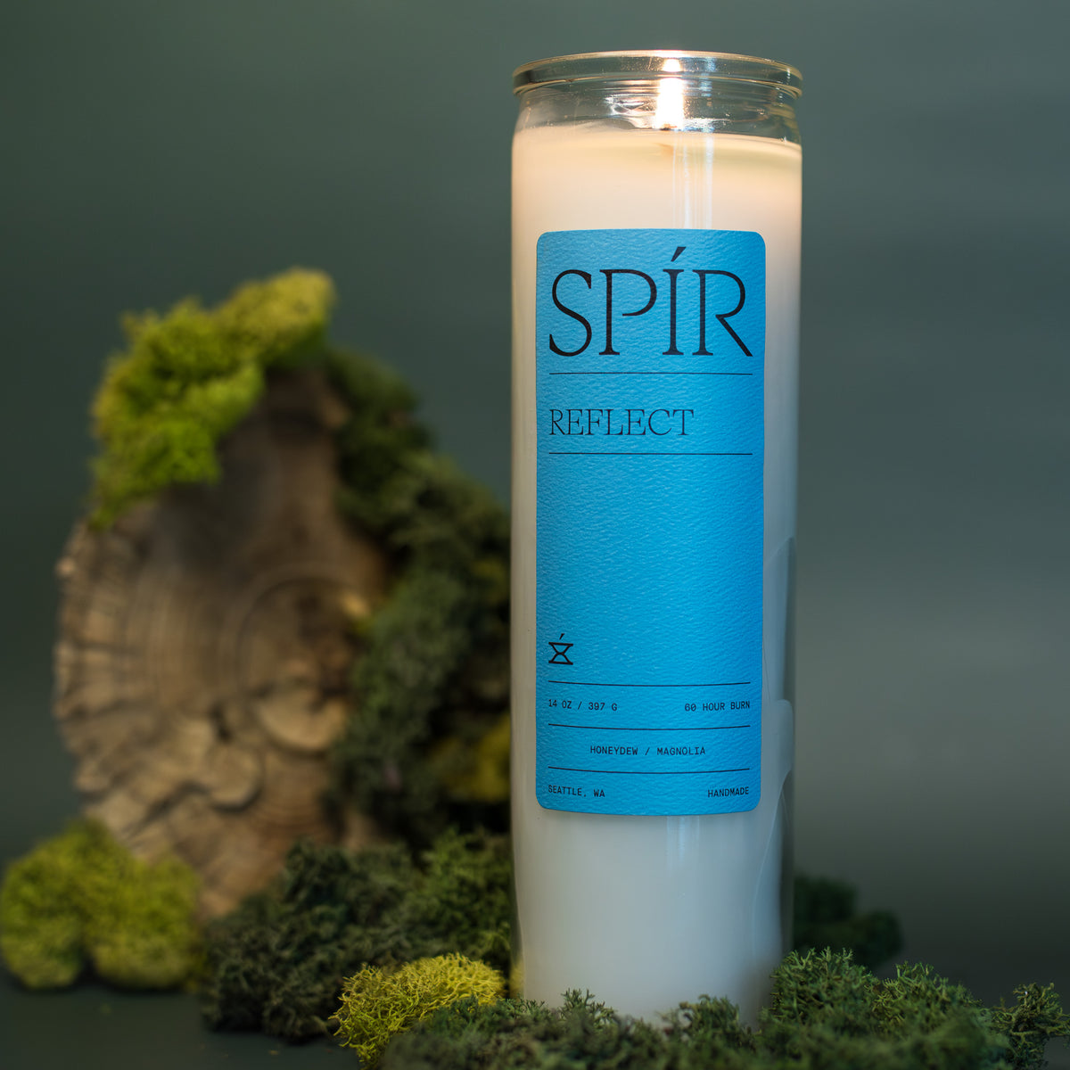REFLECT 14 oz. Candle – Honeydew & Magnolia – Spír Candle Co. | Spír ...
